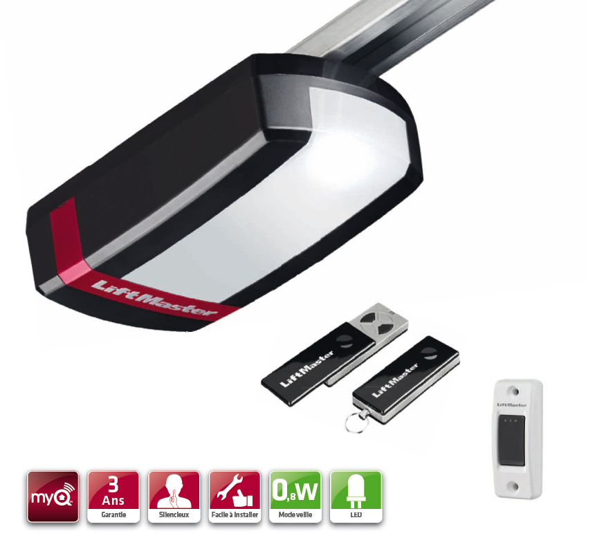 Liftmaster LM60EV 600N Kit Motorisation porte de garage + Rail