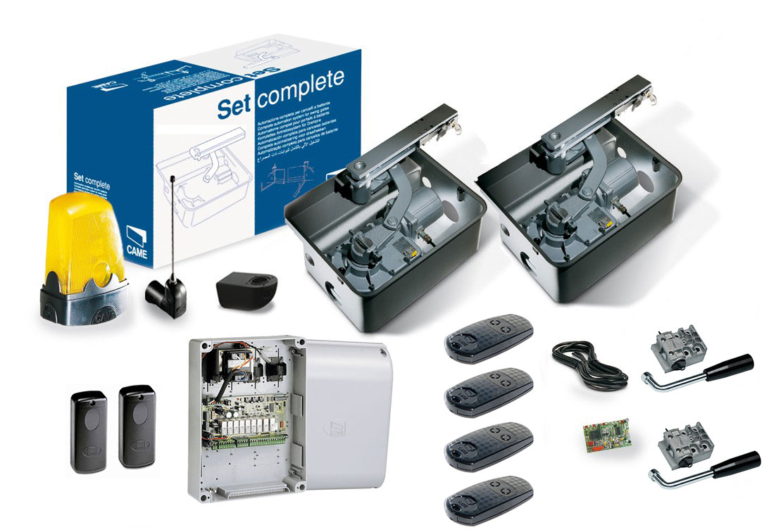 Kit portail 2 battants avec moteur enterré de 35m FROG-A24 U1991 CAME ...