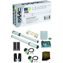 Moteur de portail 2 battants FAAC Leader Kit 230V - Bakonline